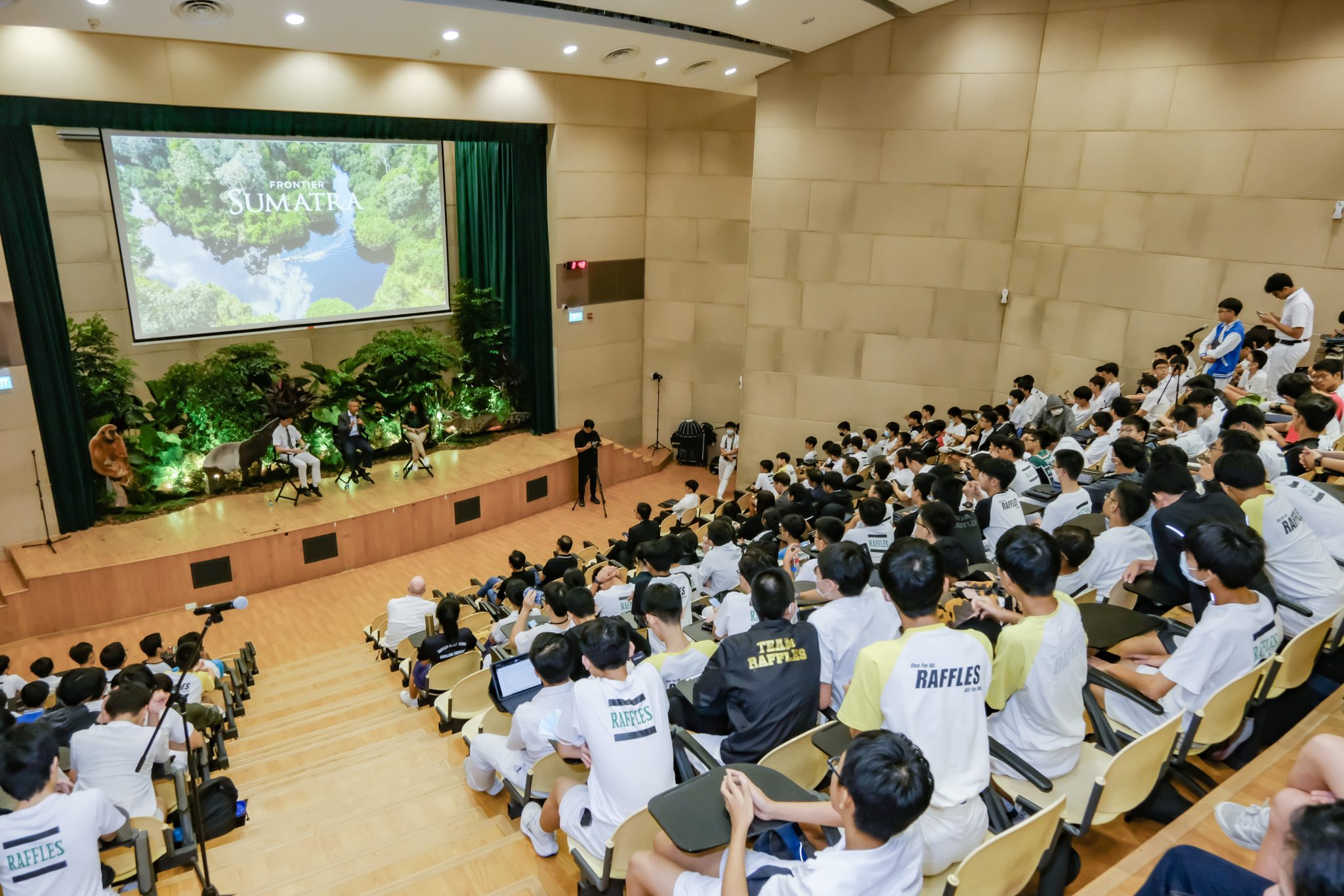 RGE Screens Frontier Sumatra at Raffles Institution - Inside RGE